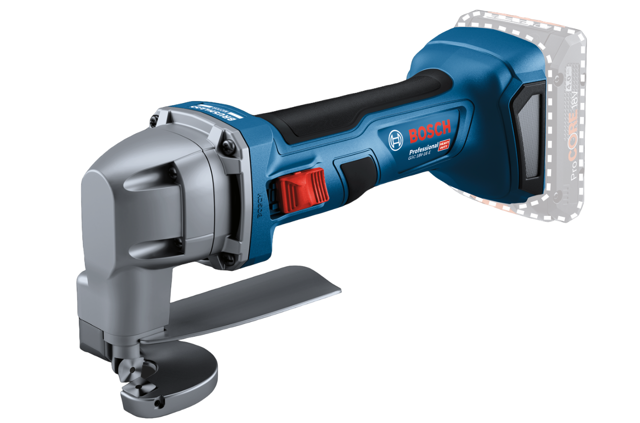 Bosch E-STOCK GSC 18V 16 E Cordless Metal Shear 0601926300 – Campbell Miller Tools