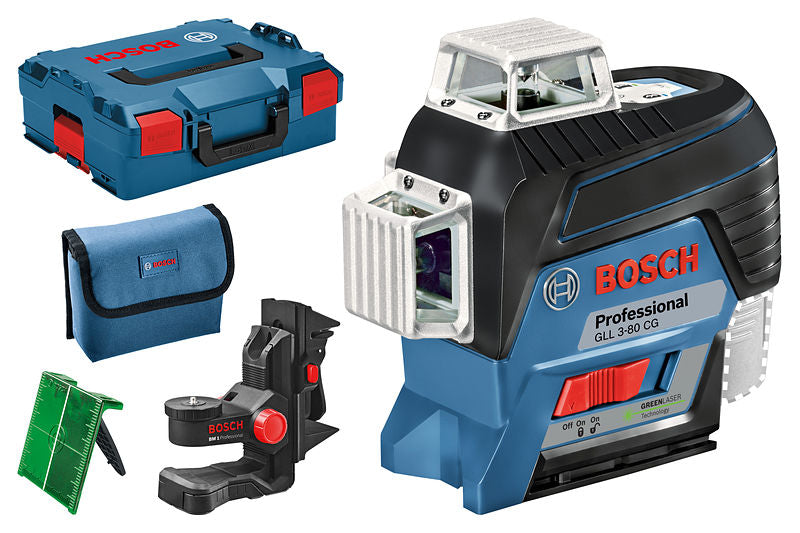Bosch GLL 3 80 CG + BM 1 Professional Line Laser (L BOXX; body only) 0 ...