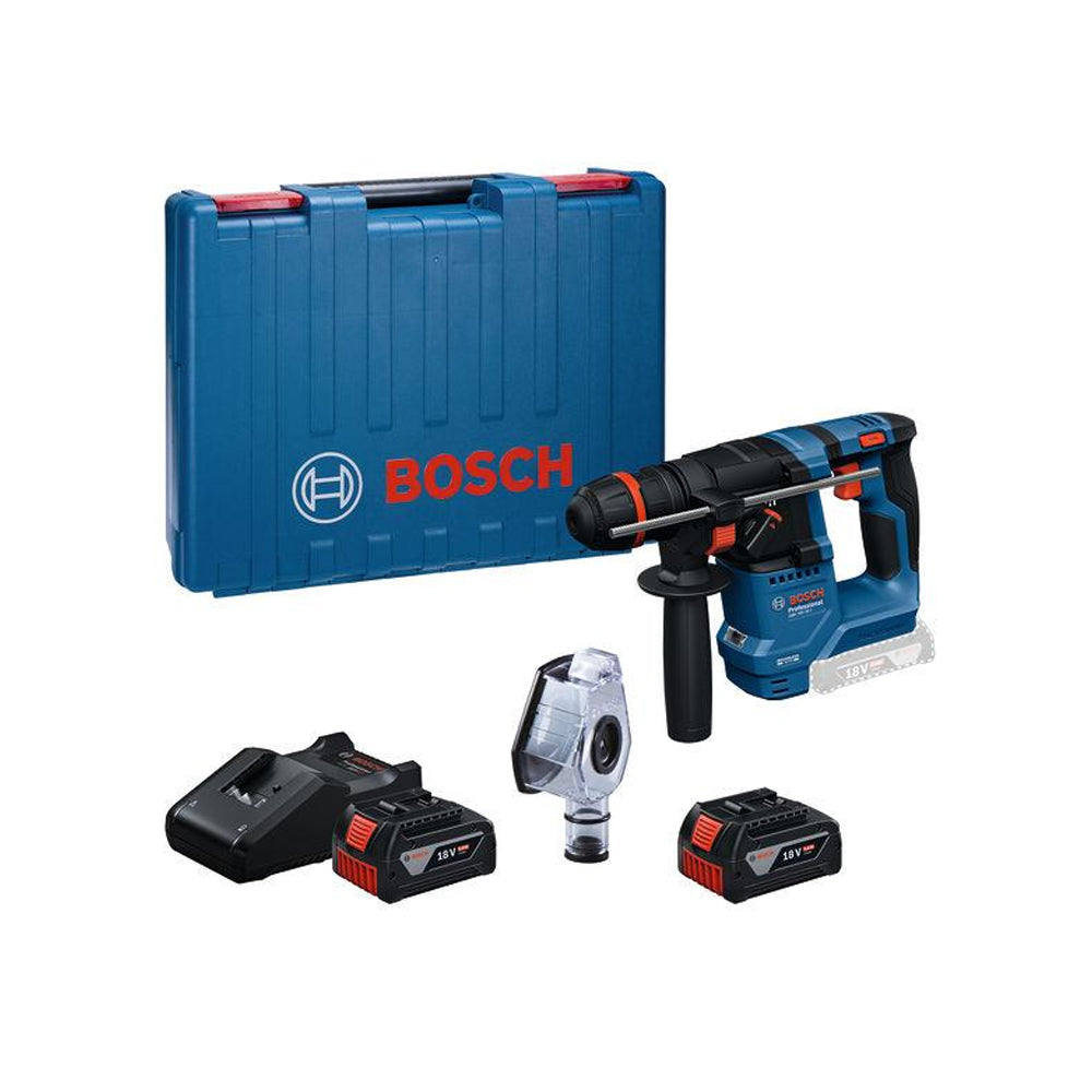Bosch GBH 18V-18 X (2 x 5.0Ah) ONECHUCK Cordless Rotary Hammer 0611927 ...