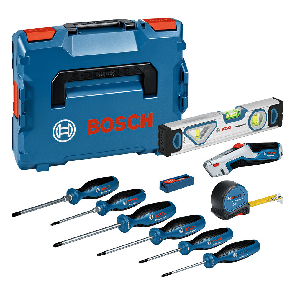 Bosch Professional Screwdriver & Mixed Hand Tool Set (10pcs: screwdriv ...