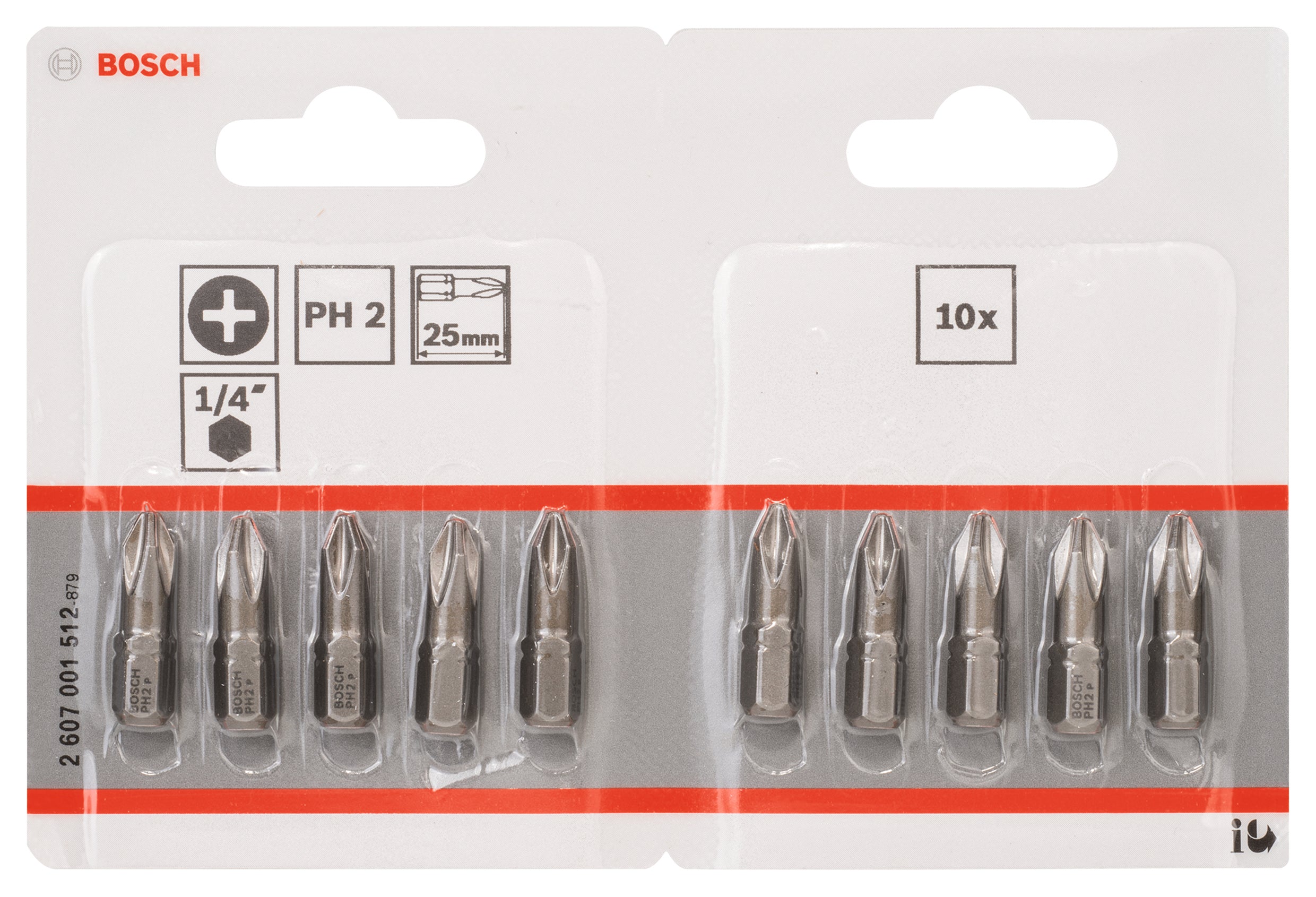 Bosch PH2 (25mm) x 10 2607001512 – Campbell Miller Tools