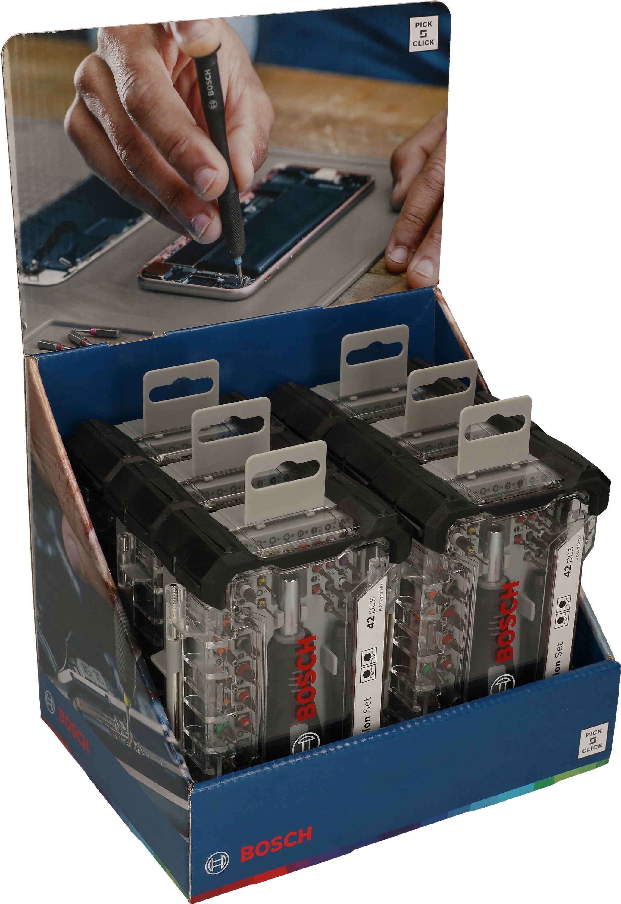 Bosch Precision Screwdriver Bit 6x42pc Set, Display 2607002836 ...
