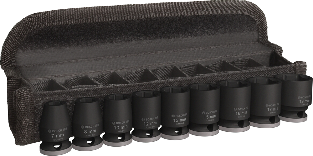 Bosch Professional Impact Socket Set 3/8 Std. 9 pcs 2608003036 ...