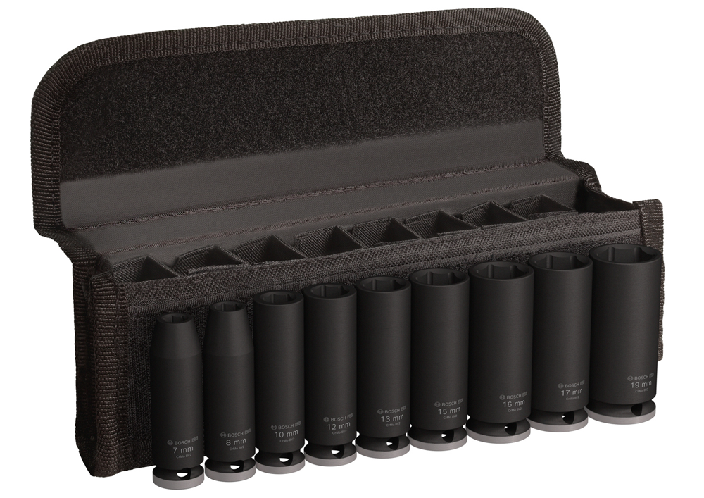Bosch Professional Impact Socket Set 3/8 Deep 9 pcs 2608003037 ...