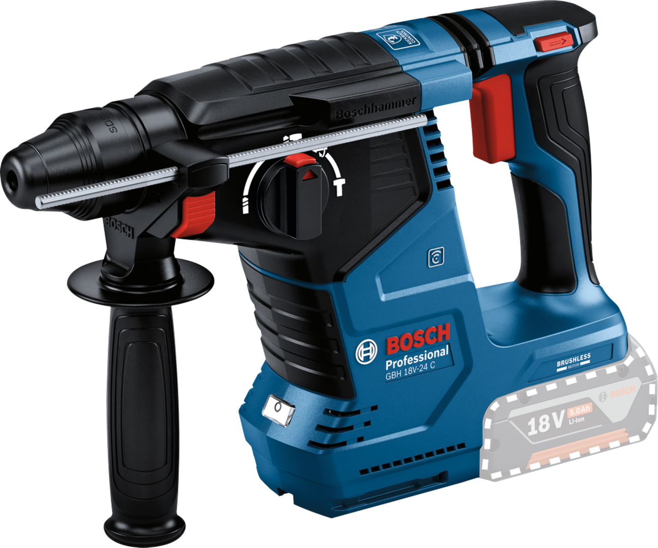 Bosch GBH 18V-24 C (body only, carton) BRUSHLESS 18V SDS-Plus Cordless ...