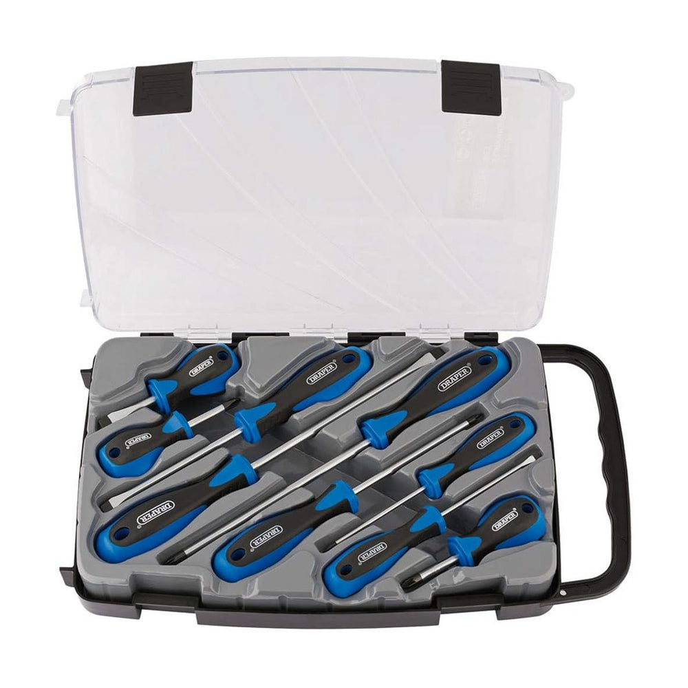 Draper Soft Grip Screwdriver Set 9 PCE 63569 – Campbell Miller Tools