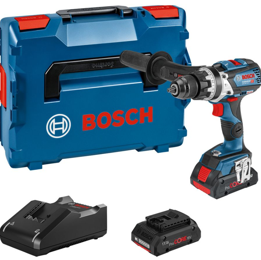 Bosch Professional GSB 18V 150C 2 x 4.0ah ProCore GAL 18V 160 C 06019J ...