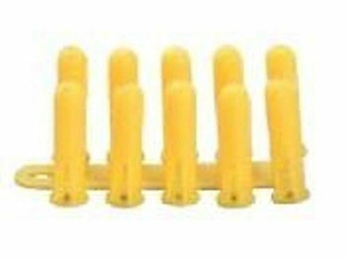 Rawlplug Fixings HDPE Plastic Plug Yellow 5mm. No. 4 6 8 67 603 Pack o ...