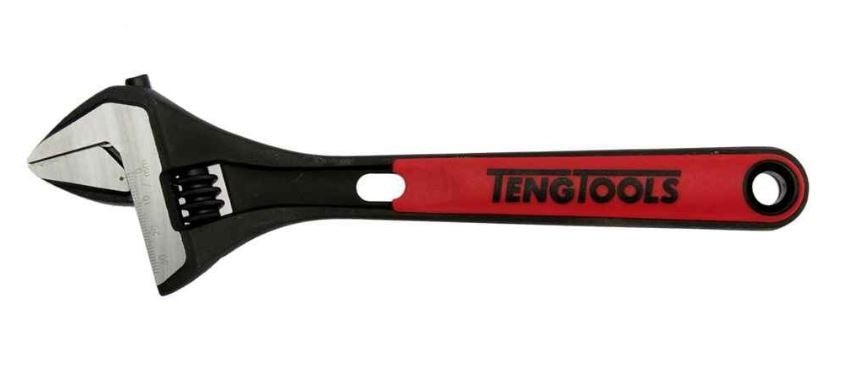 Teng Tools 4004IQ 10" Adjustable Wrench With Bi Material Grip & Gradua ...