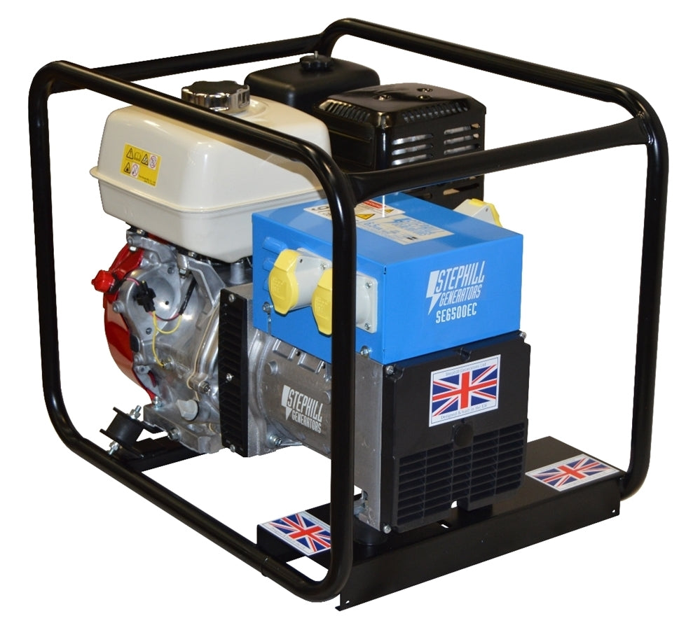 Stephill SE6500EC 6.5 kVA Honda GX390 Petrol Generator - STE-SE6500EC ...