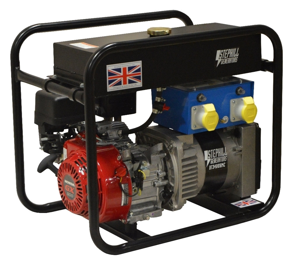 Stephill RT3400HMC 3.4kVA Network Rail Approved Petrol Generator STE R ...