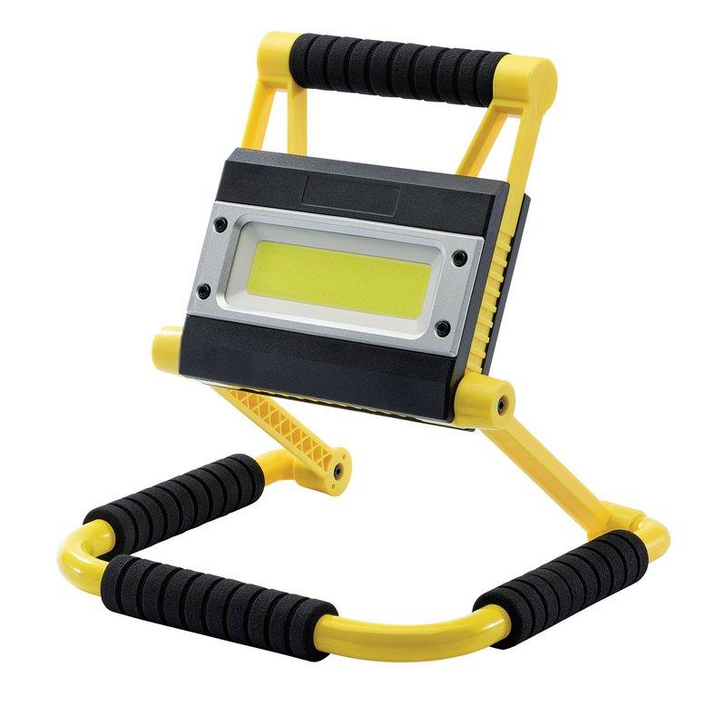 Draper 99707 COB LED Rechargeable Folding Worklight And Power Bank, 20W ...